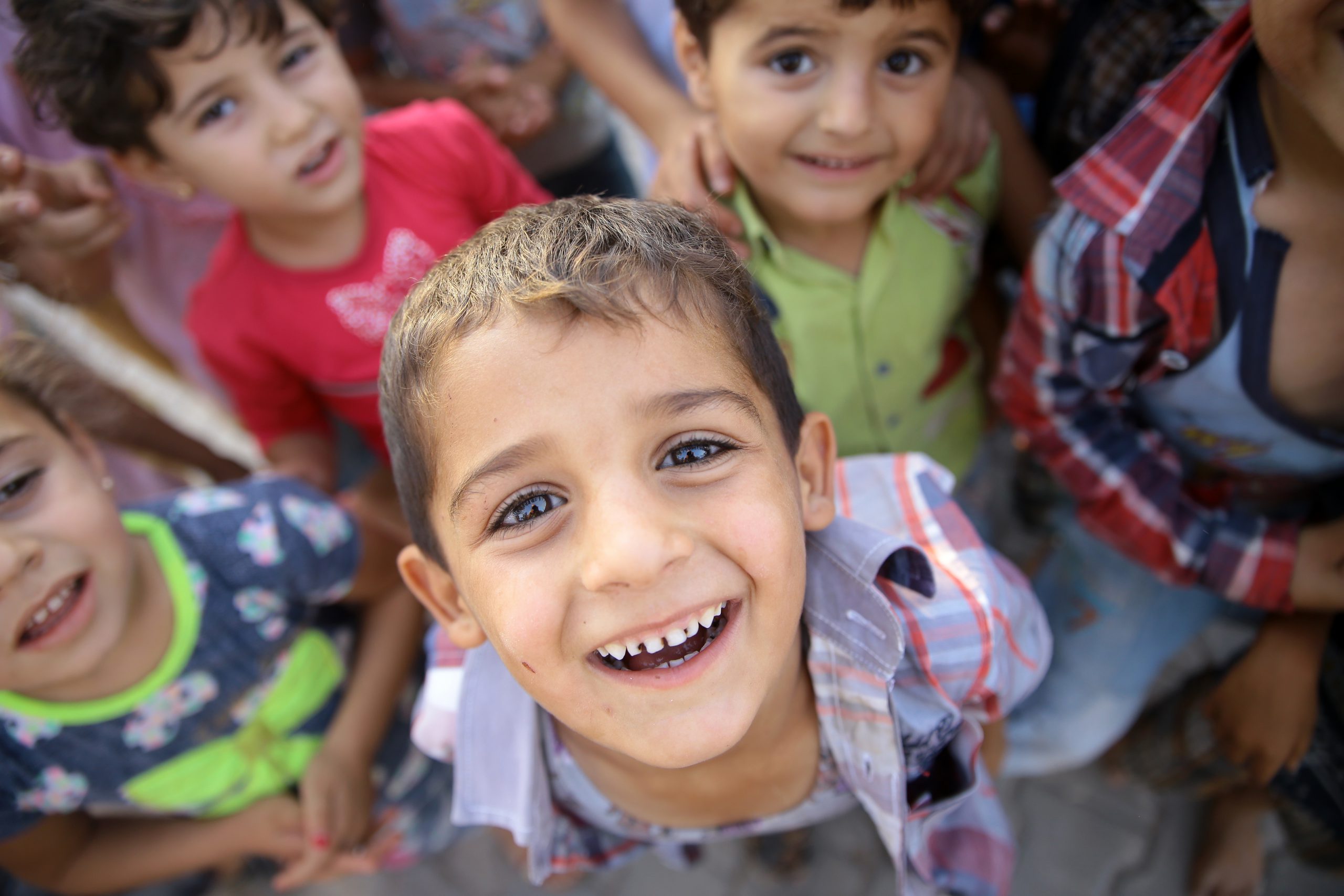 August,19,,2016,:,Syrian,Children,Posing,For,Camera,At - Humanium