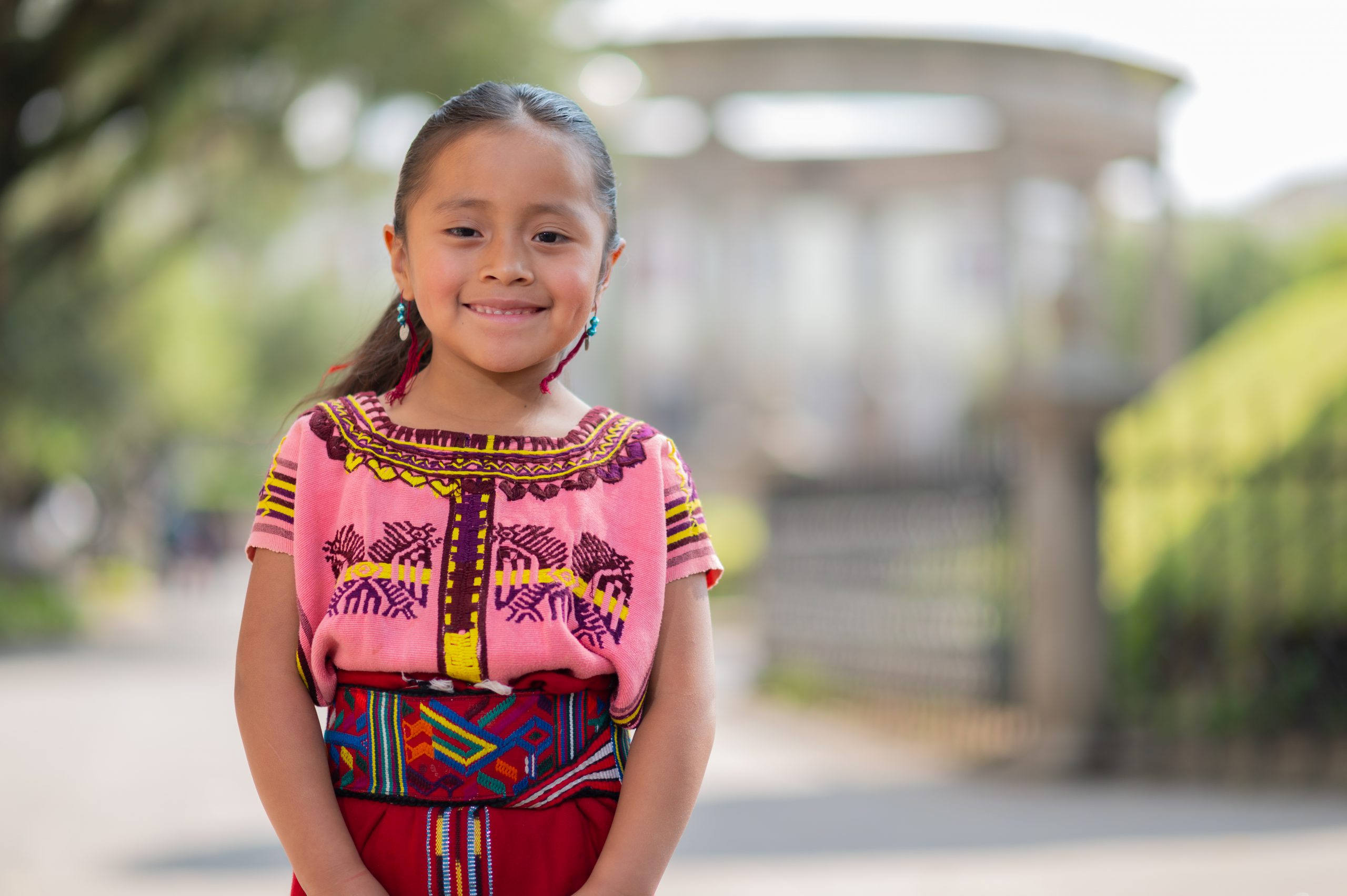 Portrait,Of,A,Beautiful,Indigenous,Girl,With,A,Colorful,Dress - Humanium