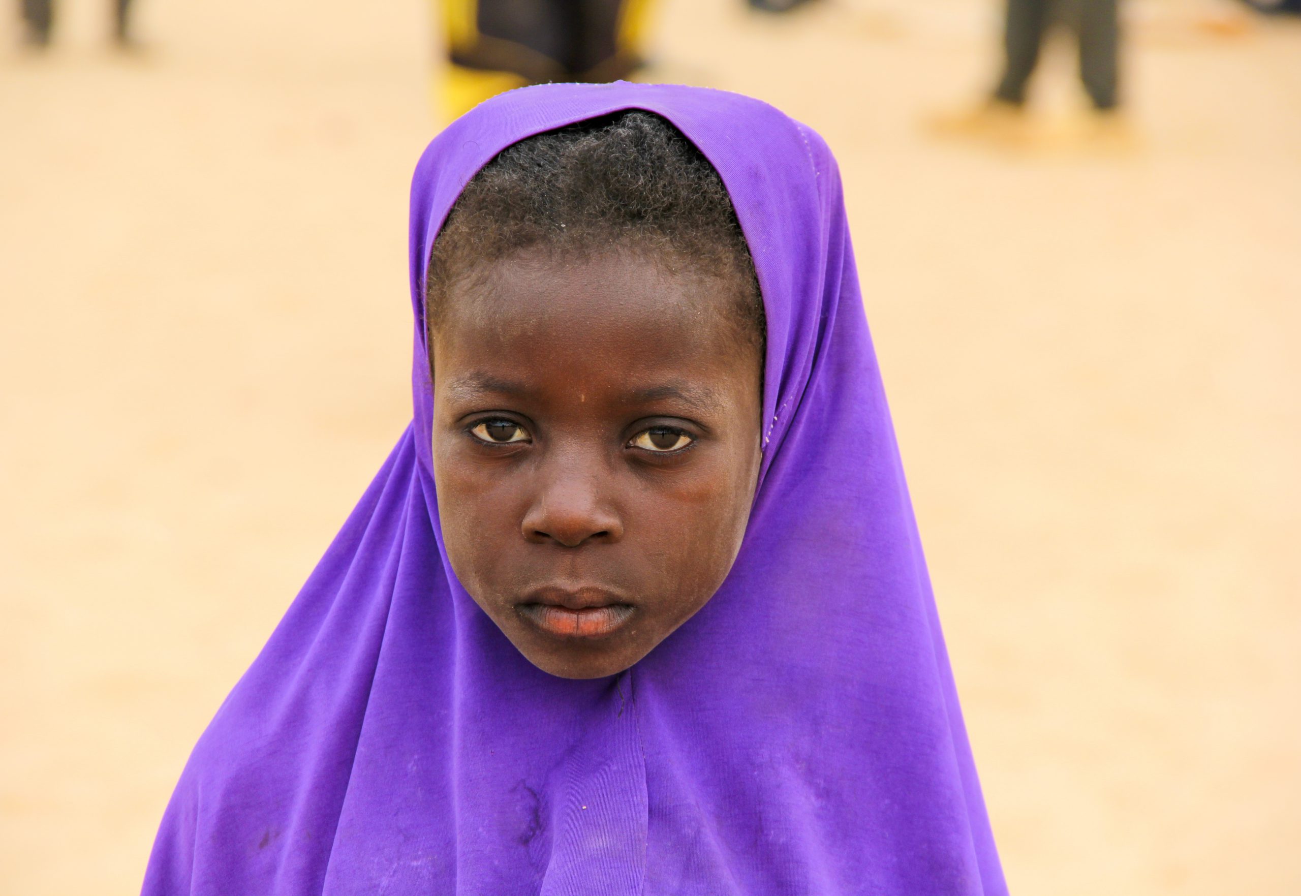 Niger,,Niamey,-,December,20,,2017:,Little,Girl,From,The - Humanium