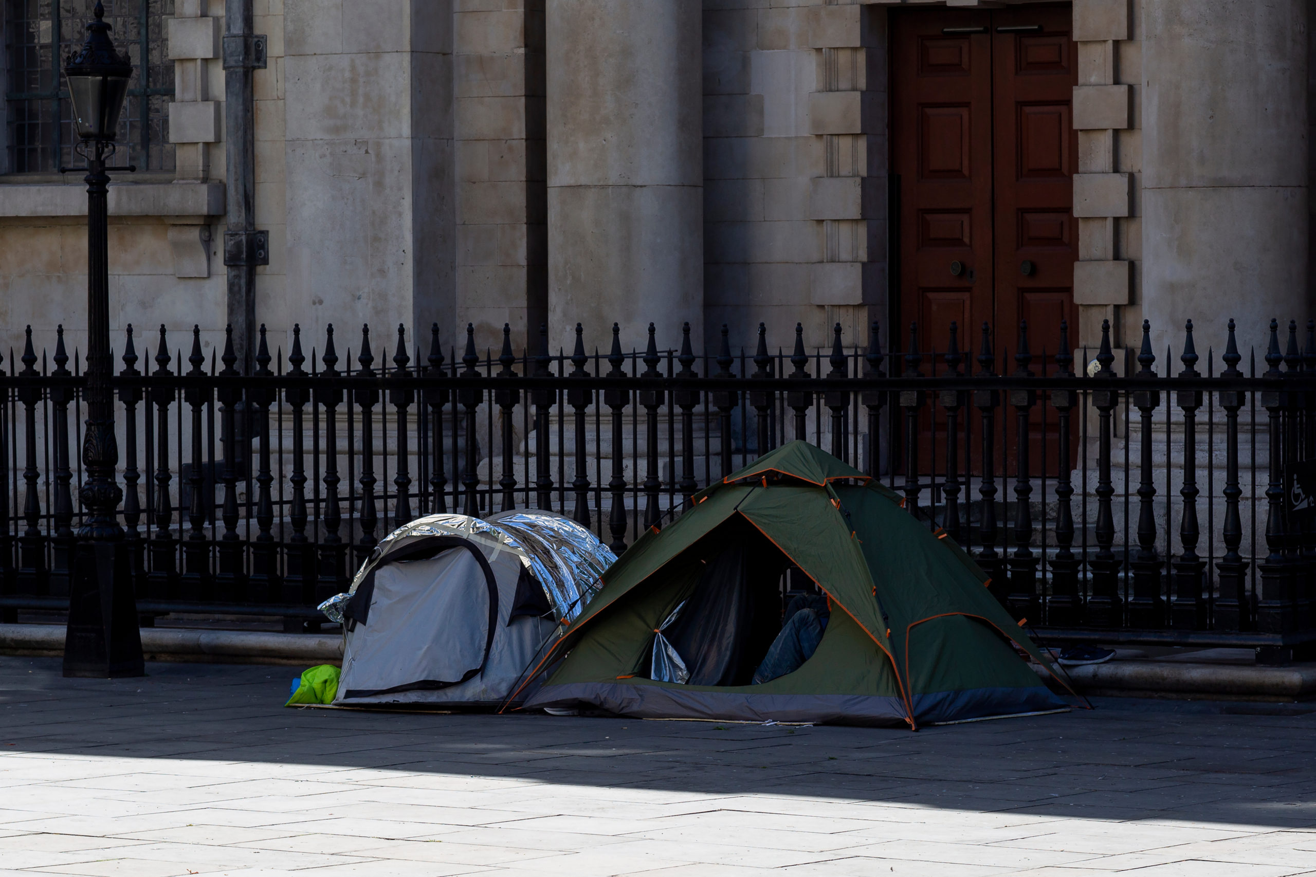 Tents,Of,Homeless,People,In,The,Middle,Of,London - Humanium