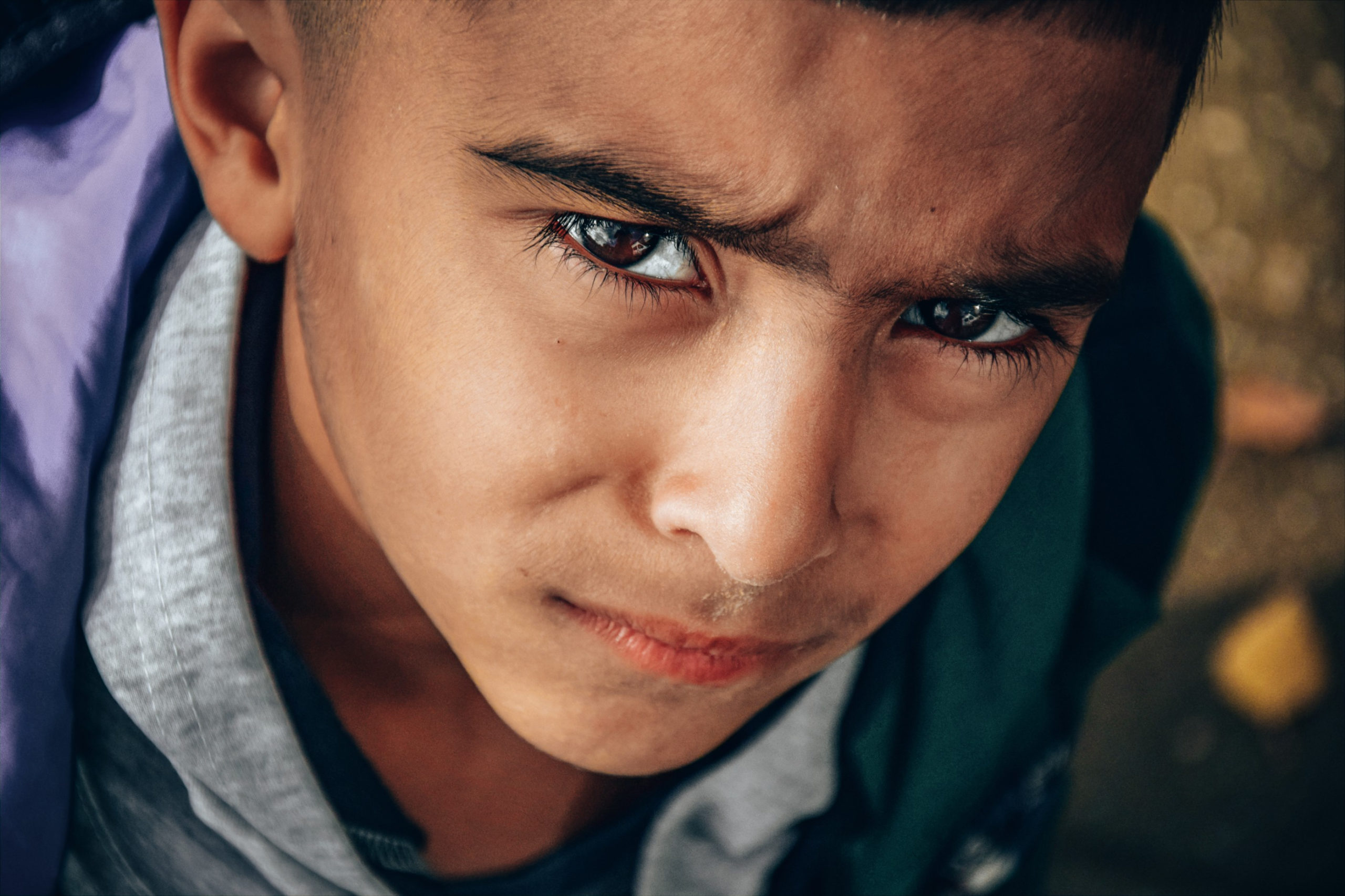 Skopje,,North,Macedonia,-,November,29,2019:,Gypsy,Sad,Children. - Humanium