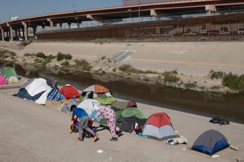 The detention of child migrants in desert camps along the US-Mexico ...