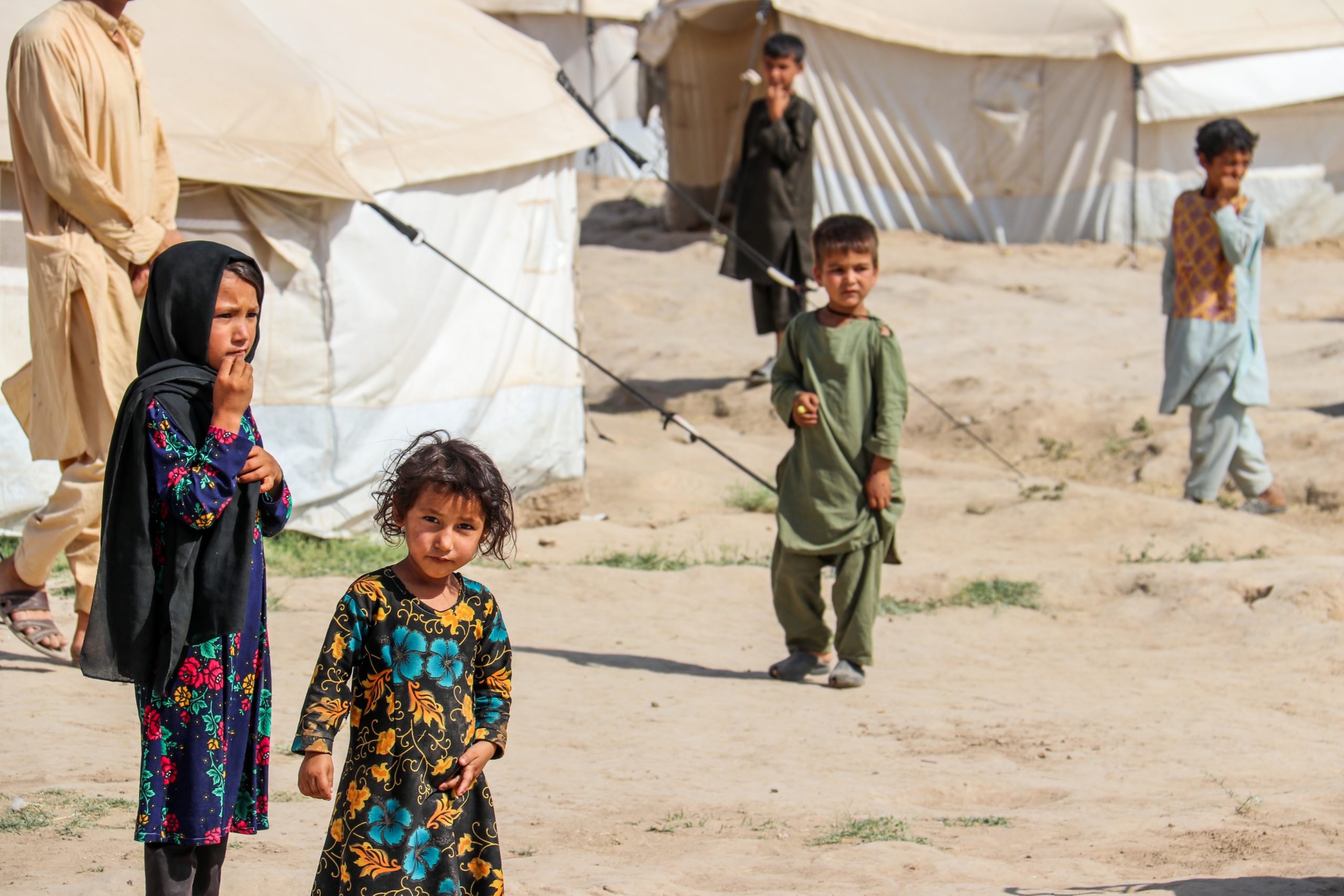 Kabul,,Afghanistan,,October,10,,2021,,Refugee,Camp,Life,Under,The ...