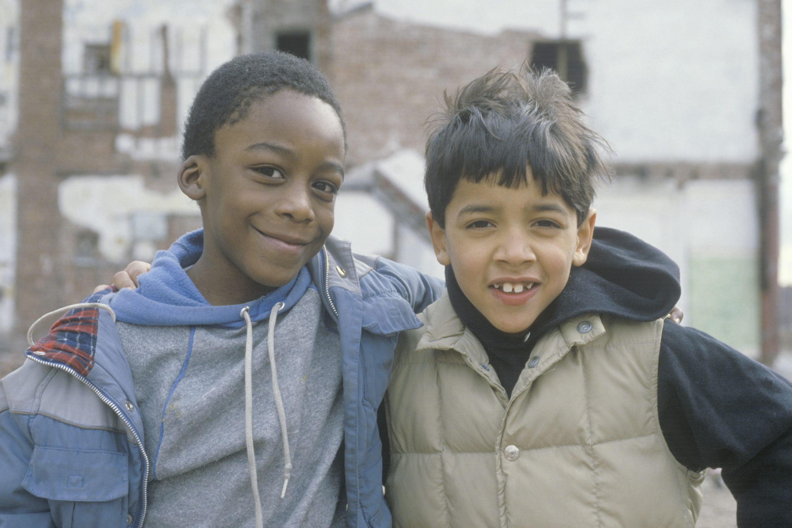 Two,Inner,City,Boys,In,South,Bronx,,Ny - Humanium